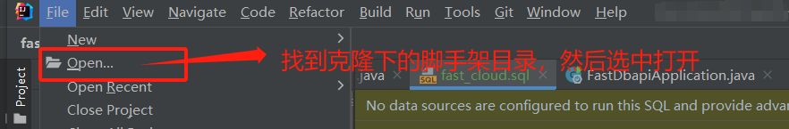 快速开始 | fast-cloud 组件化快速开发框架